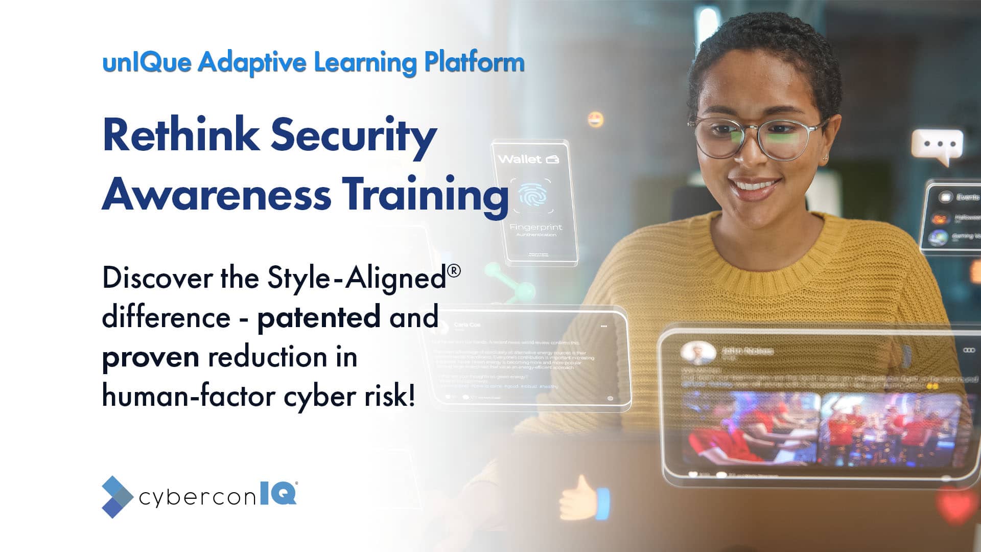unIQue Cyber Awareness Learning Platform - cyberconIQ