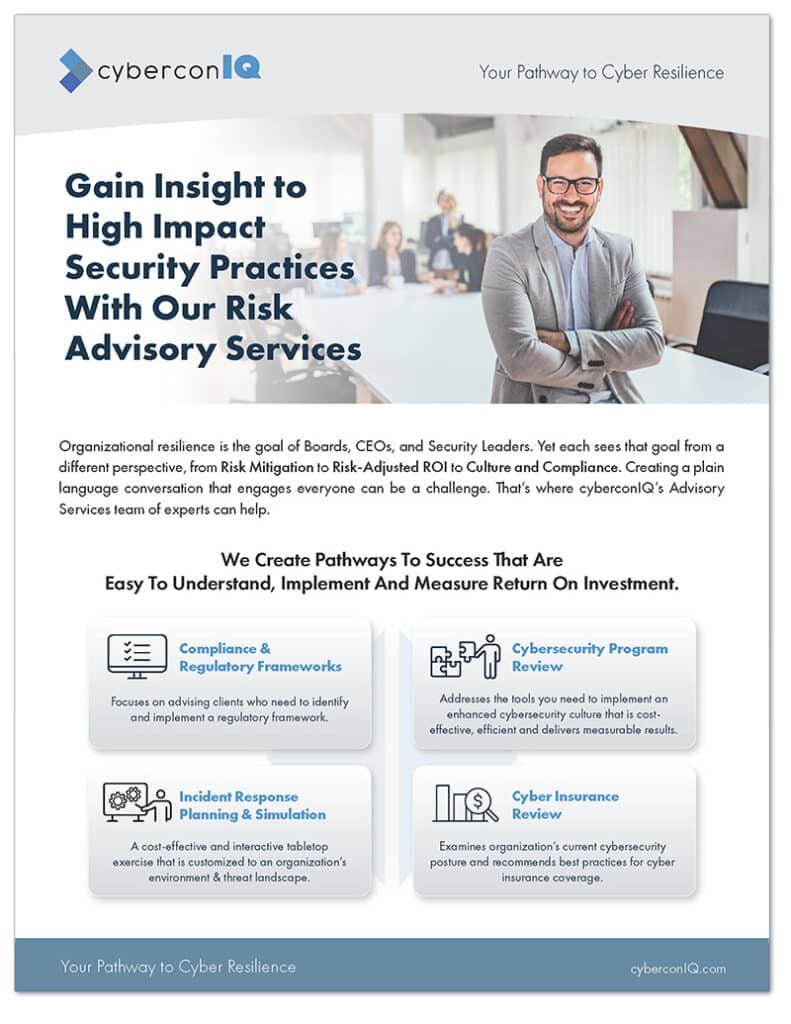 Download Risk Advisory Services Introduction Doc - cyberconIQ.com – We ...